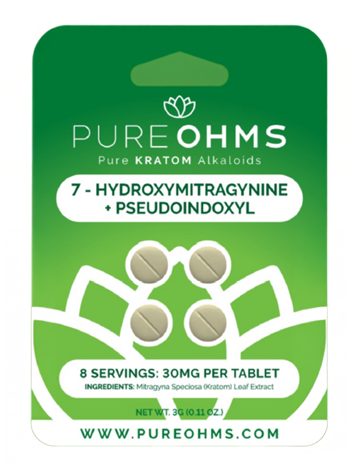 Pure Ohms Kratom Tablets 4pc (30mg per tablet) | Loyal Distribution