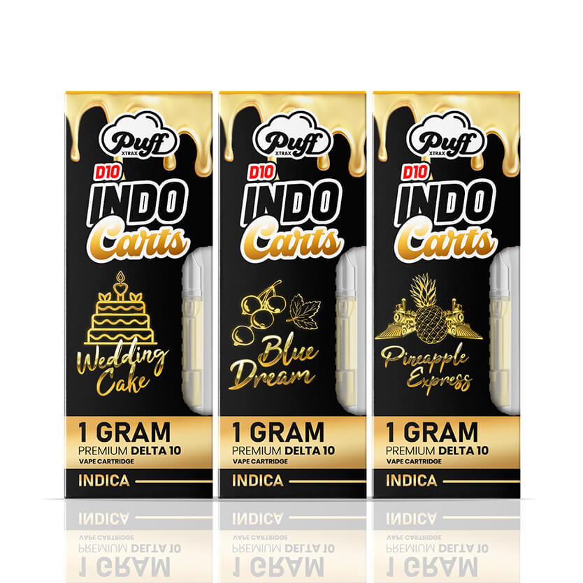 Puff Xtrax Indo Carts Delta-10 | 1 Gram – Loyal Distribution